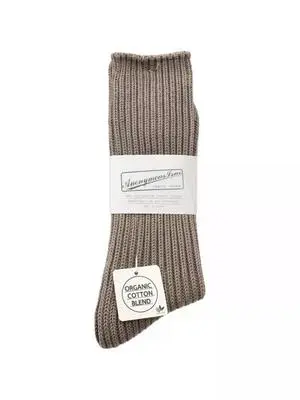 Anonymous Ism L/g Ribbed-knit Socks