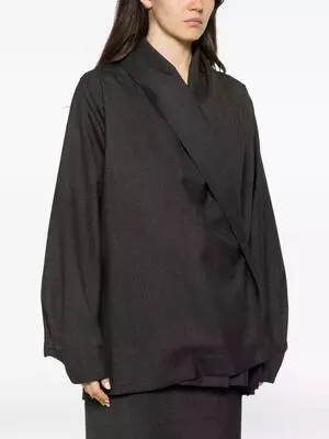 Calvin Klein Wrap-style Long-sleeve Shirt