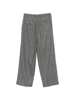 MARSEM Herringbone Pleated Trousers