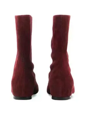 PAUL WARMER Shorty Suede Ankle Boots