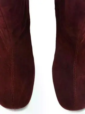 PAUL WARMER Shorty Suede Ankle Boots