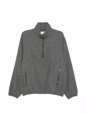 SSSTEIN Half-zip Elasticated Sweatshirt - Grey