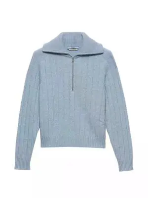 Prada Re-cashmere Polo Sweater - Blue