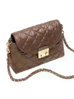 Mz Wallace Crosby Lock Quilted Shoulder Bag