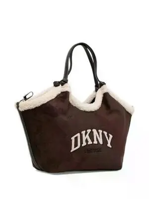Dkny Logo-patch Tote Bag
