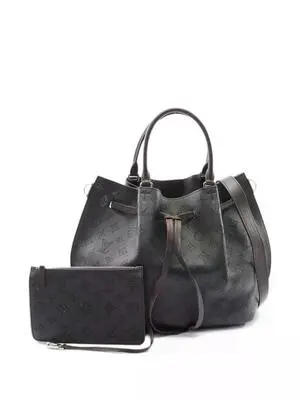 LOUIS VUITTON 2019 Girolatta Mahina Tote Bag - Black