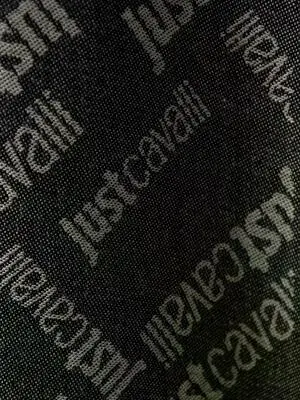 Just Cavalli Logo-print Frayed Scarf
