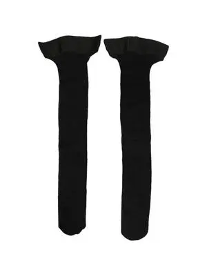 Dolce & Gabbana Logo-jacquard Wool Socks - Black