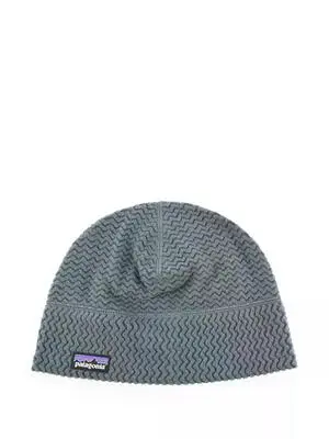 Patagonia R1 Air Zigzag-pattern Beanie Hat - Blue