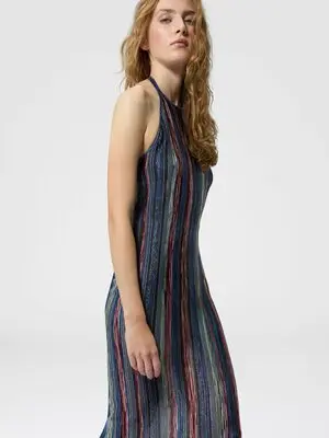 Missoni Ribbed Viscose Lamé Dress