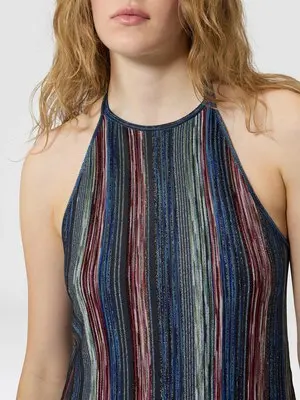 Missoni Ribbed Viscose Lamé Dress