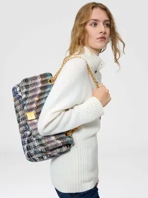 Missoni Shoulder Bag In Wool Blend