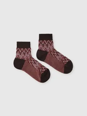 Missoni Stretch Cotton-blend Ankle Socks - Multicoloured