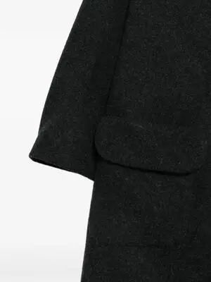 Comme Des Garçons Single-breasted Flap-pocket Coat