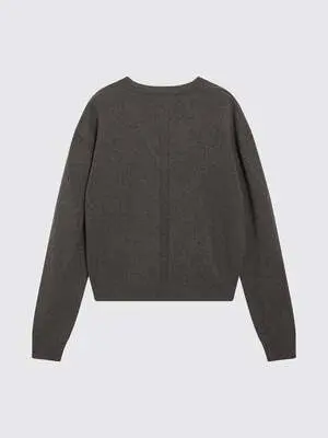 Rick Owens V-neck Wool And Cashmere Sweater With Ribbed Trims