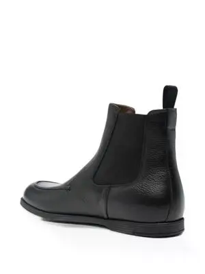 Emporio Armani Leather Chelsea Boots
