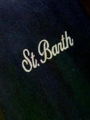 MC2 SAINT BARTH Jetleg Denim Duffle Bag With Logo Embroidery