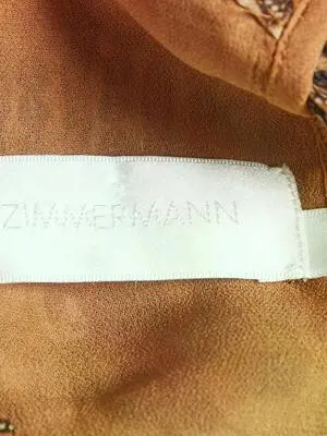 Zimmermann Tali Long-sleeves Mini Dress