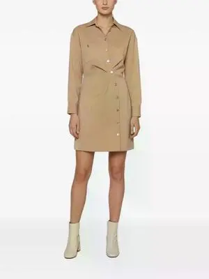 Maje Buttoned Mini Dress
