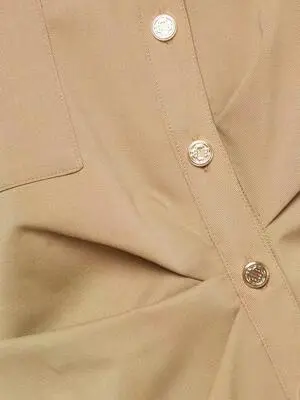 Maje Buttoned Mini Dress