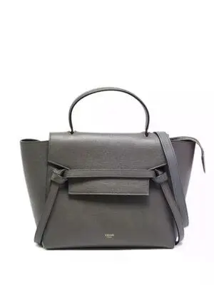 Celine 2020 Micro Belt Tote Bag - Grey