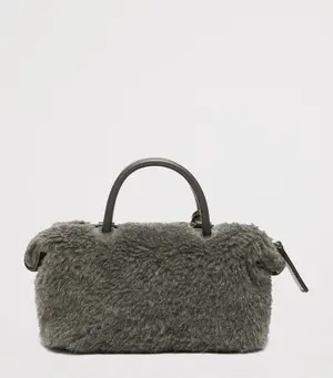 Max Mara Teddy Top-handle Bag - Grey