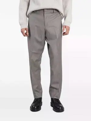 GREYED Diky Pressed-crease Tailored Trousers - Grey