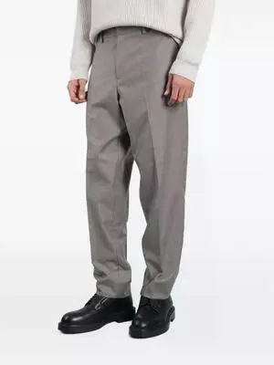 GREYED Diky Pressed-crease Tailored Trousers