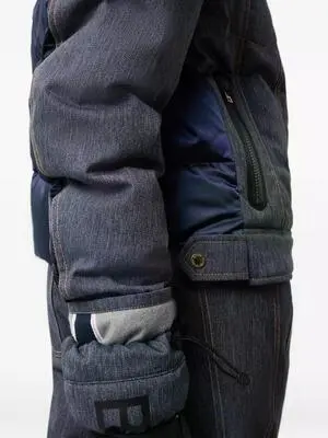 Bogner Dena Shearling-collar Denim-effect Ski Jacket