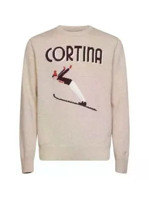 MC2 SAINT BARTH Heron Crew-neck Sweater - Neutrals