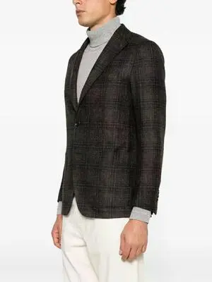 Tagliatore Checked Single-breasted Blazer