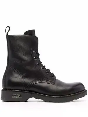 CULT Side Logo-plaque Boots - Black