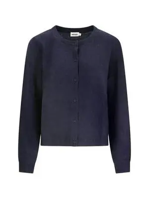 NOTSHY Cashmere Round-neck Cardigan - Blue