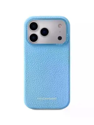 MAISON DE SABRE Dritan Leather 17 Pro Max Phone Case - Blue