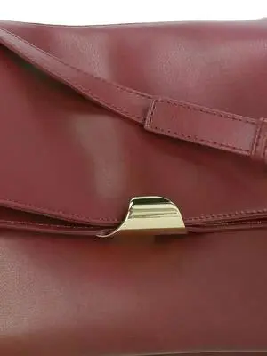 THEMOIRE Foldover-flap Gold-tone Hardware Shoulder Bag