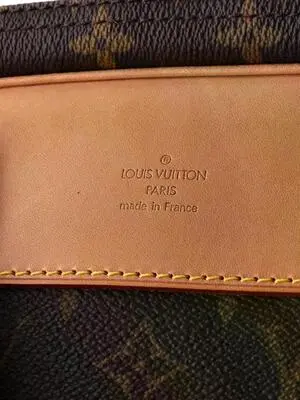 LOUIS VUITTON Alize Bag Monogram Canvas 24 Heures Travel Bag