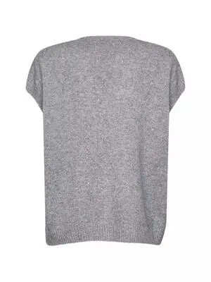 KAOS Sequin-embellished V-neck Sweater