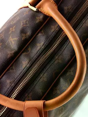 LOUIS VUITTON Carryall Handbag Monogram Canvas Travel Bag - Brown