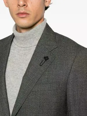 LARDINI Single-breasted Wool Blazer