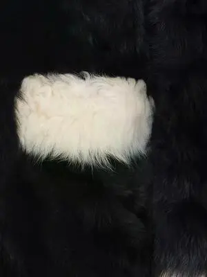 TOTEME Silky Shearling Pocket Jacket /natural - Black