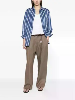 Matteau Classic Stripe Shirt - Blue