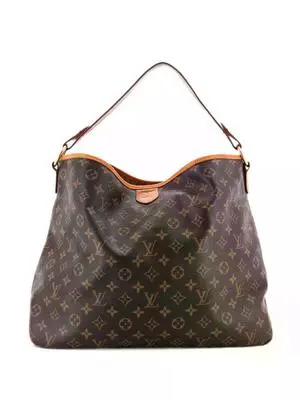 LOUIS VUITTON Delightful Handbag Monogram Canvas Pm Hobo Bag - Brown