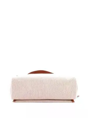 Hermès Herbag Zip Toile And Leather 20 Shoulder Bag