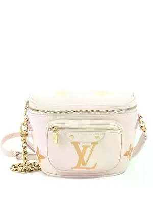 LOUIS VUITTON Bum Bag The Pool Monogram Empreinte Giant Mini Crossbody Bag - Neutrals
