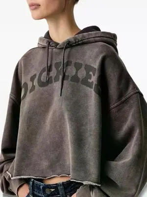 Dickies Hollywood Logo-print Cropped Hoodie