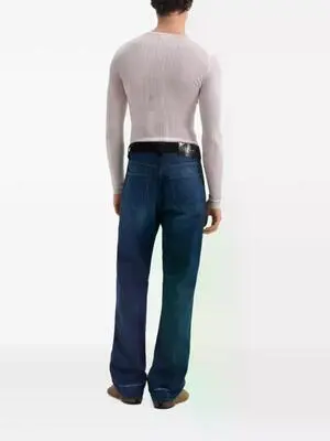 WALES BONNER Studio Contrast-stitch Jeans