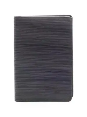 LOUIS VUITTON 2015 Leather Card Case - Black