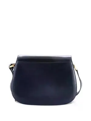 Gucci Vintage Lady Lock Flap Leather Small Crossbody Bag - Blue