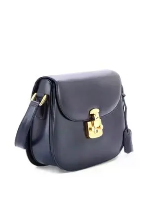 Gucci Vintage Lady Lock Flap Leather Small Crossbody Bag