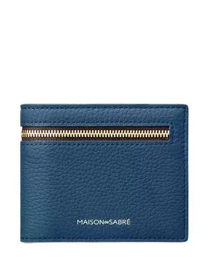 MAISON DE SABRE The Slim Bifold Leather Wallet - Blue